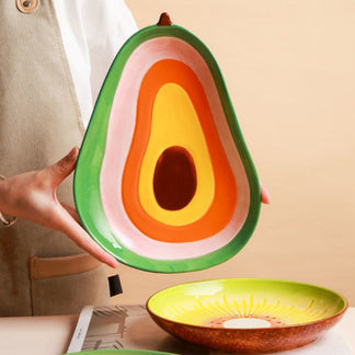 Fruit Shaped Ceramic Plates – Blackbrdstore