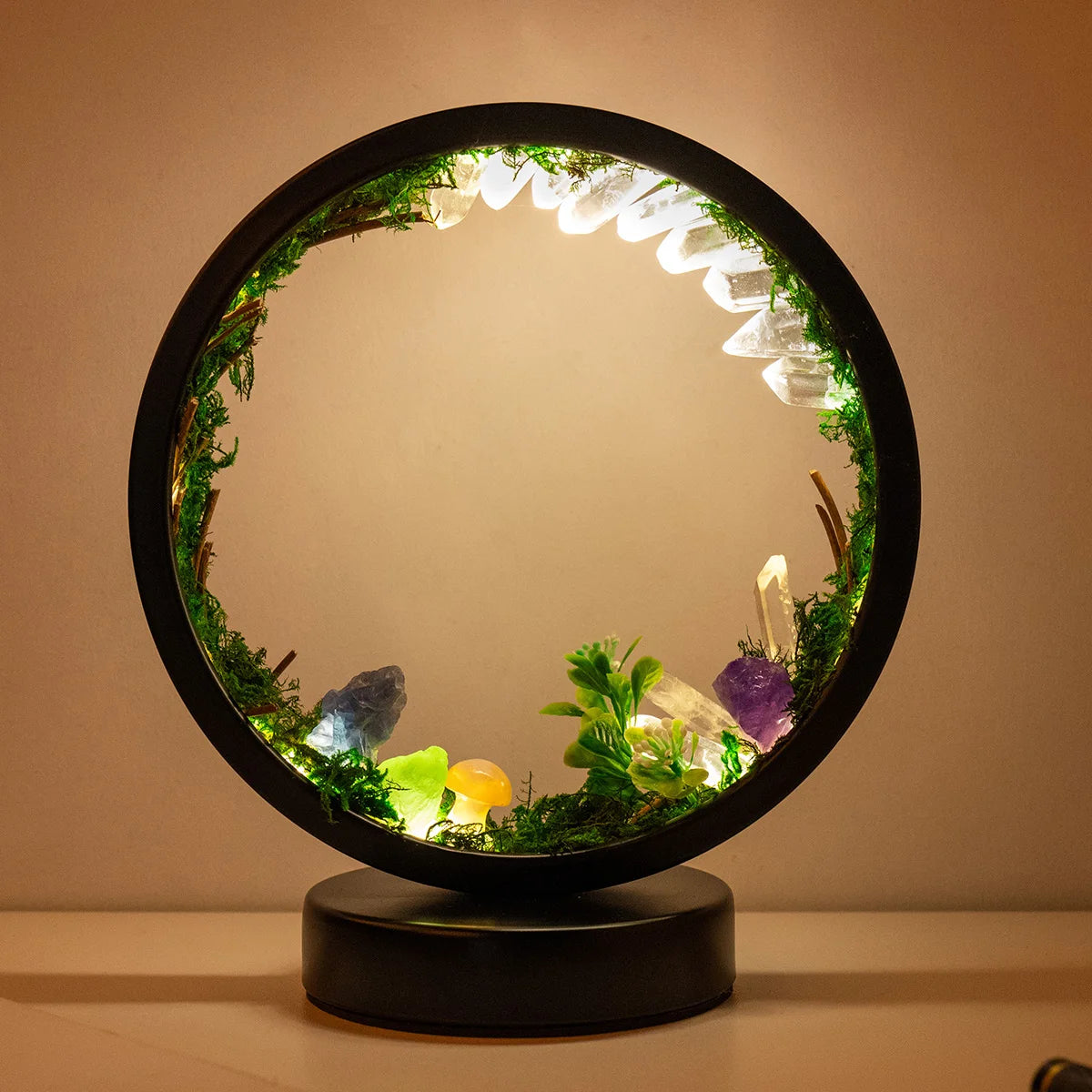 Natural Quartz Forest Lamp – Blackbrdstore