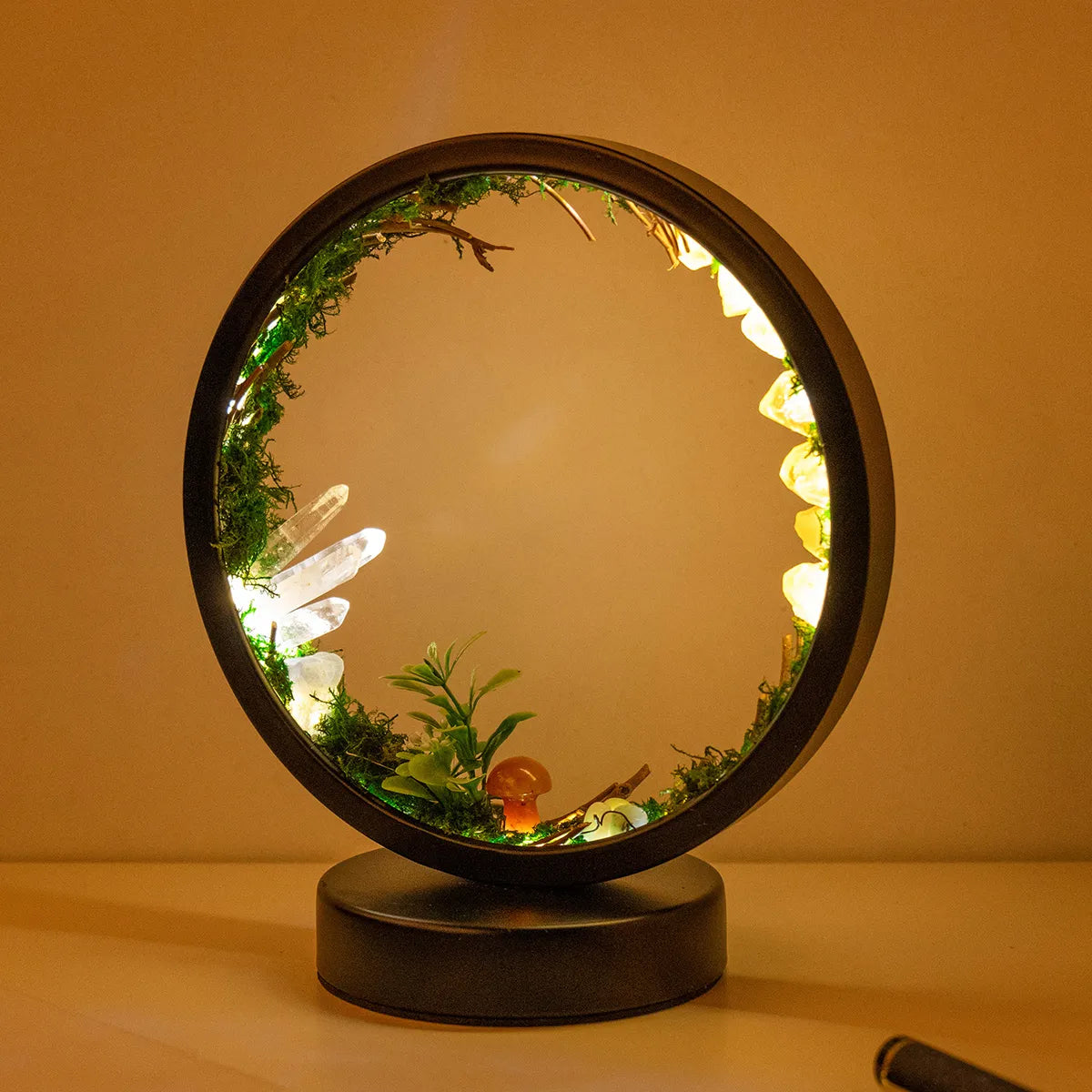 Natural Quartz Forest Lamp – Blackbrdstore