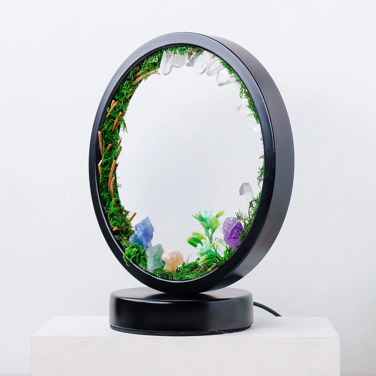 Natural Quartz Forest Lamp – Blackbrdstore