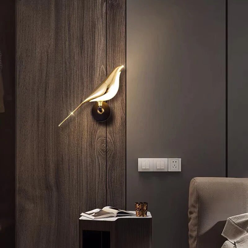 Gold Birds Wall Sconce Light – Blackbrdstore