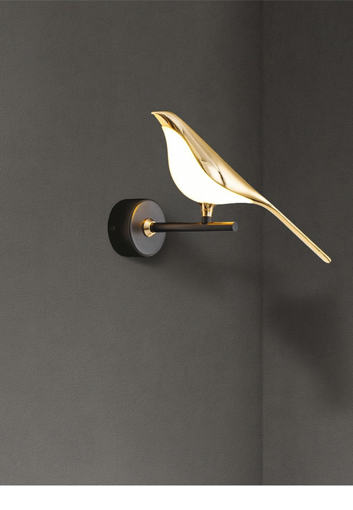 Gold Birds Wall Sconce Light – Blackbrdstore